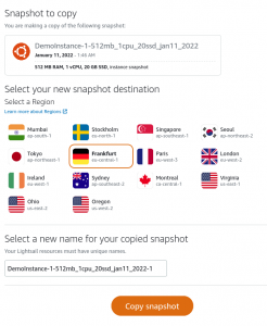 Create or Upgrade AWS Lightsail Server CPU, Storage Disk and Memory – TutorialsJoint